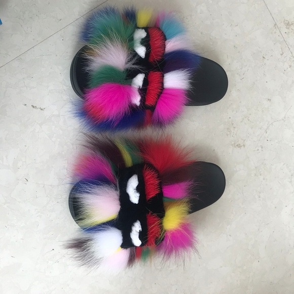 adore Elaine | Shoes | Crazy Monster Slides | Poshmark